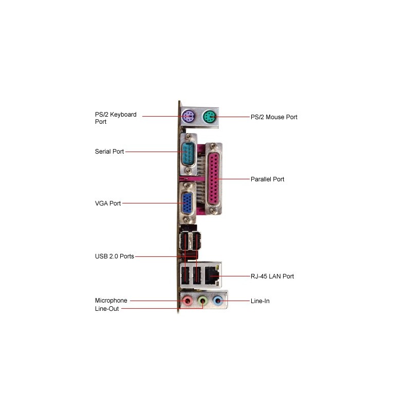 Placa Mãe Asus P5GC-MX Socket LGA 775 DDR2