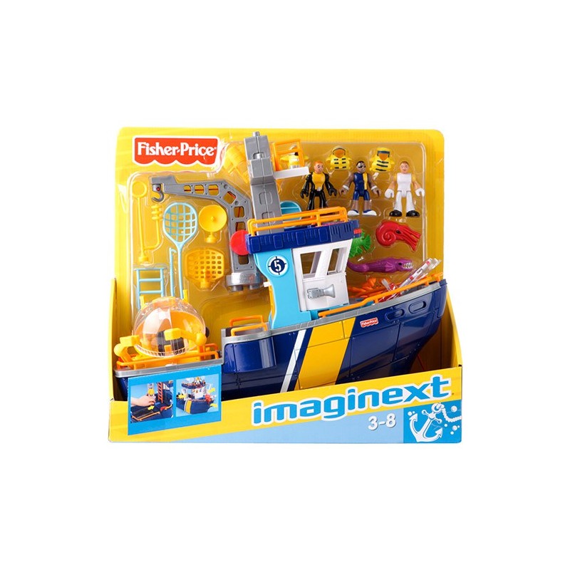 Imaginext Super Navio Aventura com Submarino - Fisher-Price